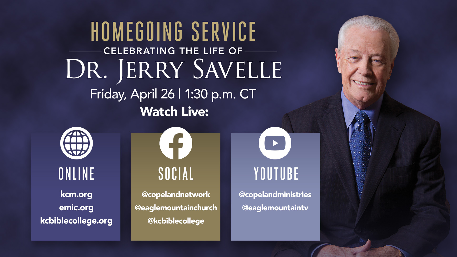 Jerry Savelle Has Received His Eternal Reward - KCM Blog